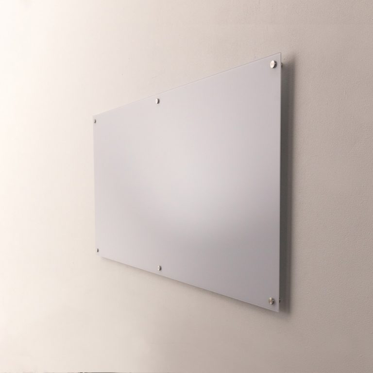 White Frameless Glass Whiteboard - Whiteboards and Pinboards