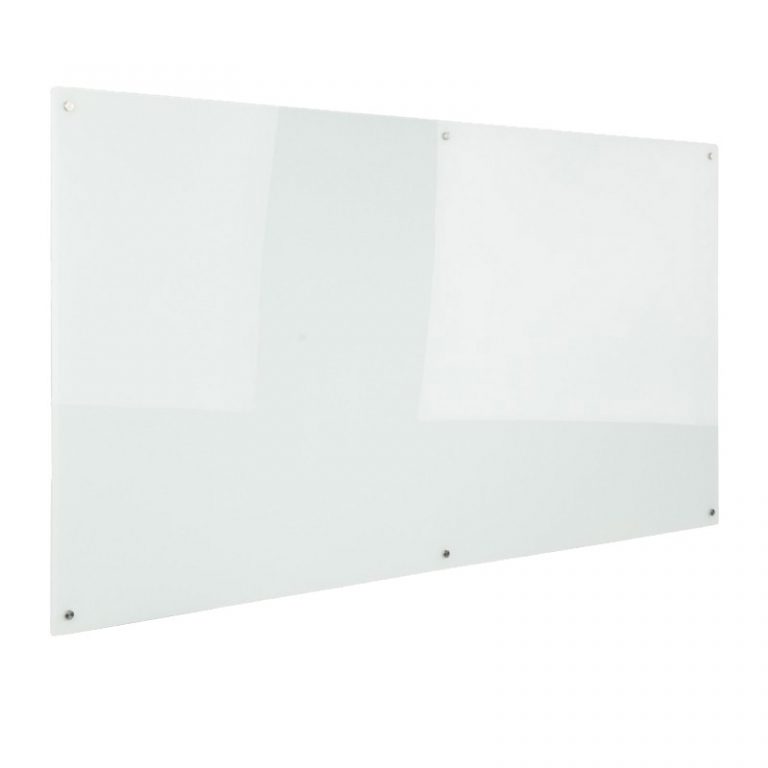 White Frameless Glass Whiteboard | Whiteboards and Pinboards