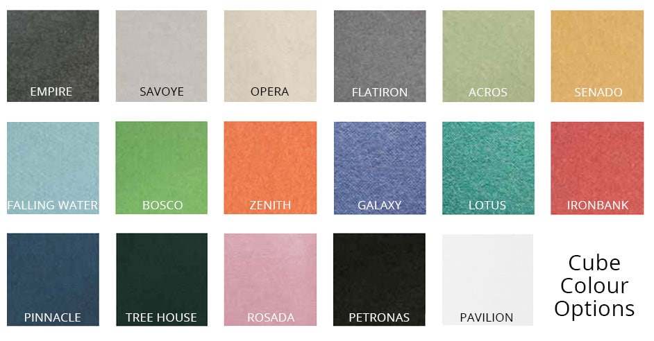 Autex Cube Acoustic Panels | Free Shipping | Whiteboards and Pinboards