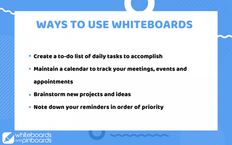 How to Use a Whiteboard for Organisation | Whiteboards & Pinboards